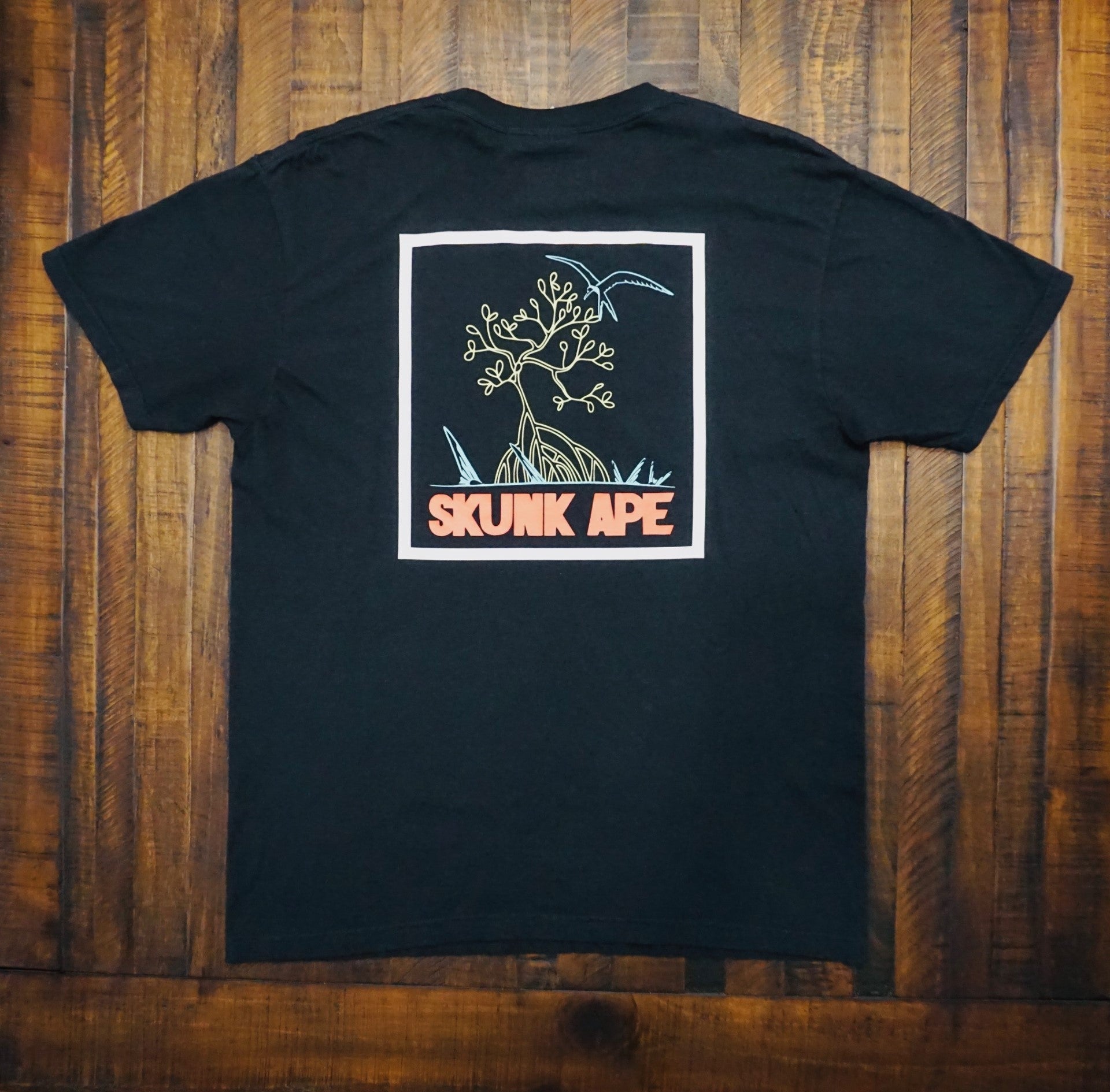 Tails and Mangroves Short Sleeve T-Shirt Permit and Frigate Bird – Skunk Ape Designs